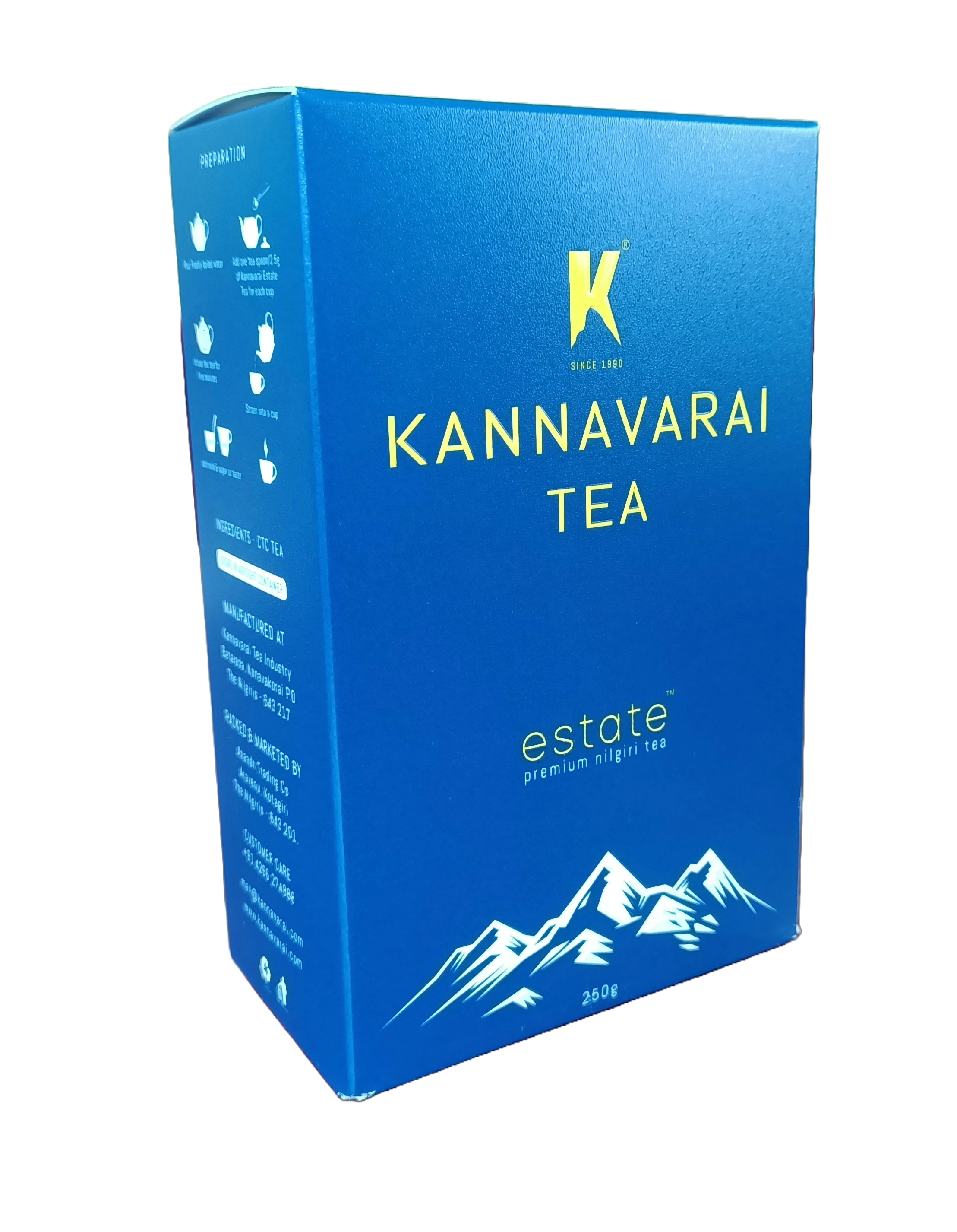 KANNAVARAI Estate Nilgiri Tea 250 g – Honeybee Stores